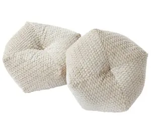 SORRA HOME Indoor Cozy 11' Geo Pillow Set Of 2 - One-color