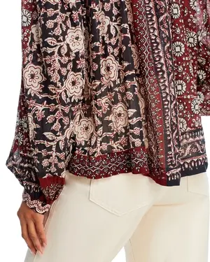 Sea Danae Cotton Printed Long Sleeve Top