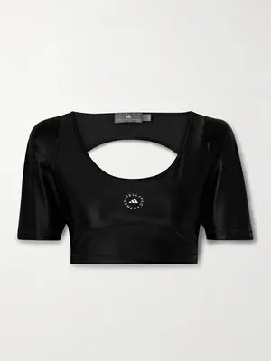 Adidas By Stella McCartney Truepurpose Cropped Top - Black