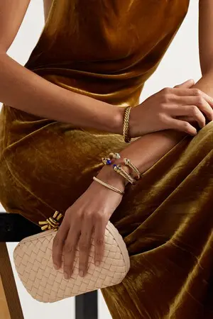 David Yurman Sculpted Cable 18-karat Diamond Bangle - Gold