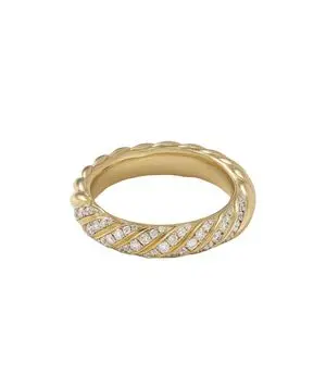 David Yurman 18-karat And Diamond Ring - Gold