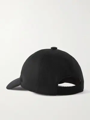 Loro Piana Cashmere-felt Baseball Cap - Black