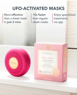 Foreo Ufo 3 Mini 4-in-1 Deep Hydration Facial Treatment - Fuchsia