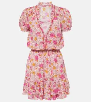 Poupette St Barth Floral Mini Dress - Pink