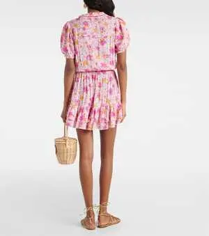 Poupette St Barth Floral Mini Dress