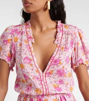 Poupette St Barth Floral Mini Dress