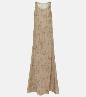 Brunello Cucinelli Floral Maxi Dress