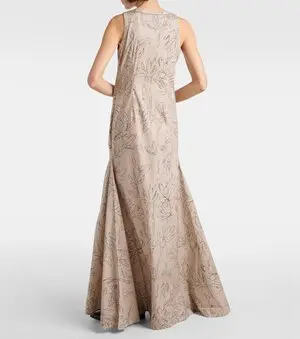 Brunello Cucinelli Floral Maxi Dress