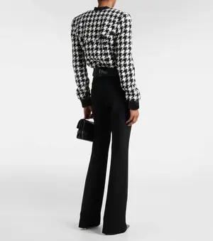 Balmain Houndstooth Tweed Jacket