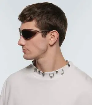 Balenciaga Razor Cat-eye Sunglasses