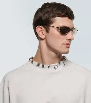 Balenciaga Mercury Oval Sunglasses