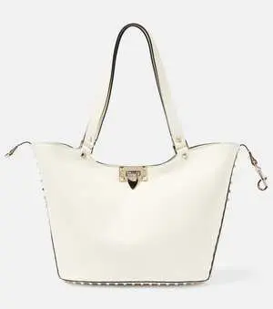 Valentino Garavani Rockstud Small Leather Tote