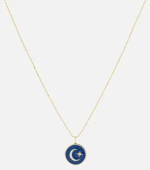 SYDNEY EVAN Celestial Medallion Chain Necklace - Gold
