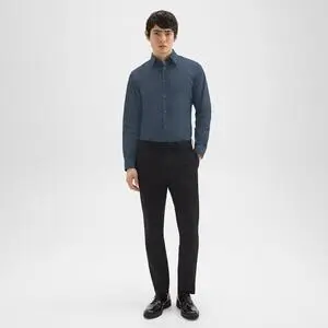 Theory Zaine Stretch Cotton Pant - Black
