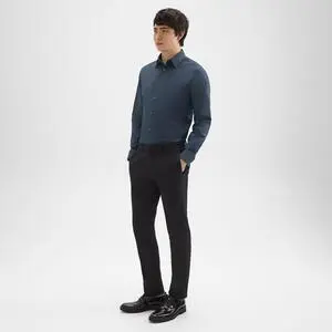 Theory Zaine Stretch Cotton Pant - Black