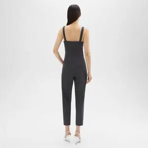 Theory Sleeveless Good Wool Jumpsuit