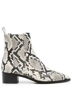 SCAROSSO Olivia 40mm Snakeskin Boots