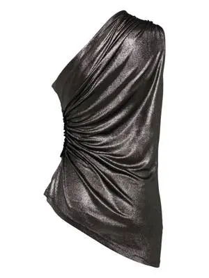 Atlein One-shoulder Draped Top
