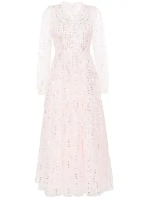 NEEDLE & THREAD Raindrop Beaded Maxi Dress