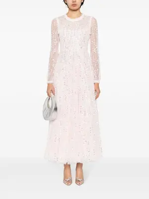 NEEDLE & THREAD Raindrop Beaded Maxi Dress