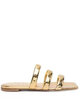 Casadei Atomium Leather Slides