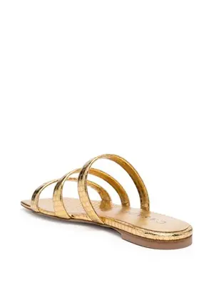 Casadei Atomium Leather Slides