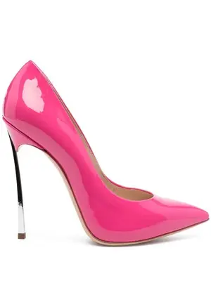 Casadei Blade 120mm Patent Leather Pumps
