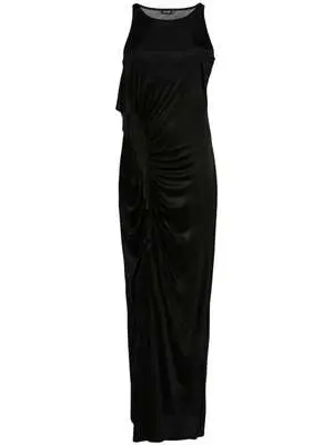 Atlein Single-sleeve Ruched Gown