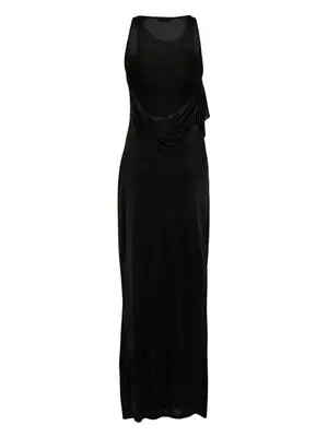 Atlein Single-sleeve Ruched Gown