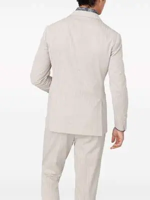 Brunello Cucinelli Striped Double-breasted Blazer