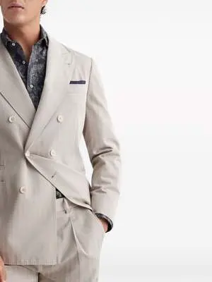 Brunello Cucinelli Striped Double-breasted Blazer