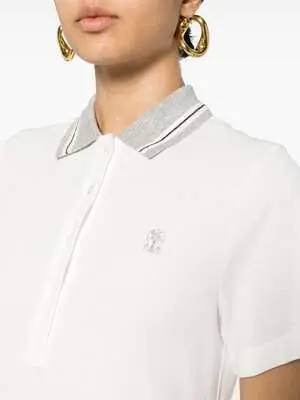 Brunello Cucinelli Cotton Piqué Polo Midi Dress