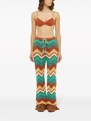 Alanui Chevron Knit Trousers