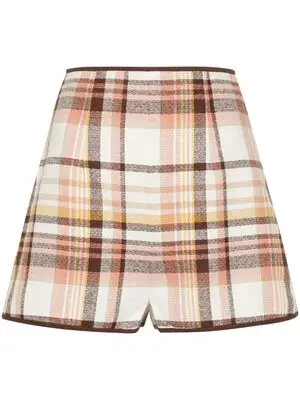 Zimmermann Matchmaker Check Dance Shorts