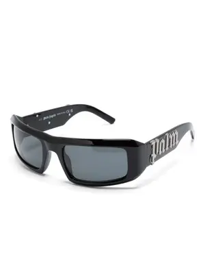 Palm Angels Logo-plaque Sunglasses
