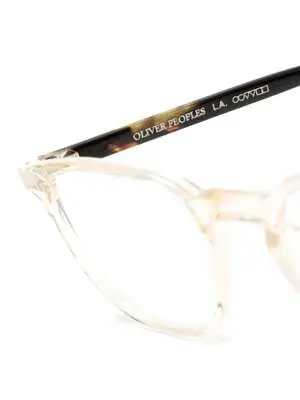 Oliver Spencer Nev Square-frame Glasses - Brown