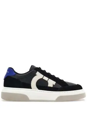 FERRAGAMO Gancini Panelled Sneakers - Multicolour
