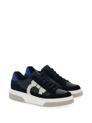 FERRAGAMO Gancini Panelled Sneakers - Multicolour