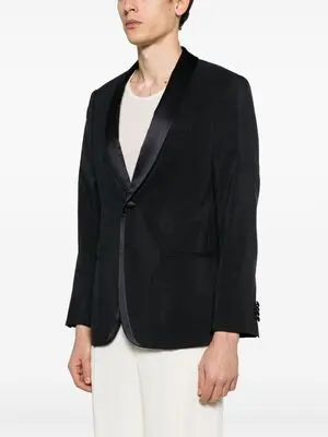 Giorgio Armani Crease-effect Single-breasted Blazer