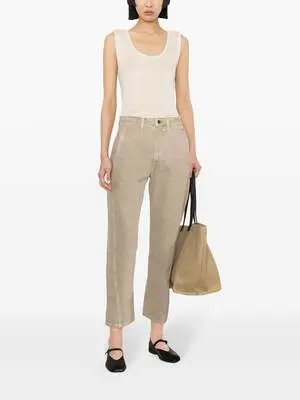 LEMAIRE Seamless Semi-sheer Tank Top - Neutrals
