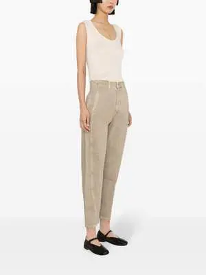 LEMAIRE Seamless Semi-sheer Tank Top - Neutrals