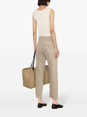 LEMAIRE Seamless Semi-sheer Tank Top - Neutrals