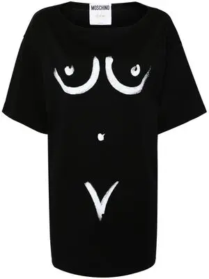 Moschino Motif-print Cotton T-shirt