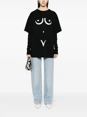 Moschino Motif-print Cotton T-shirt