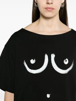 Moschino Motif-print Cotton T-shirt
