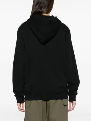 Moschino Teddy Bear-print Cotton Hoodie - Black