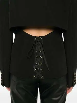 Versace Lace-up Blazer
