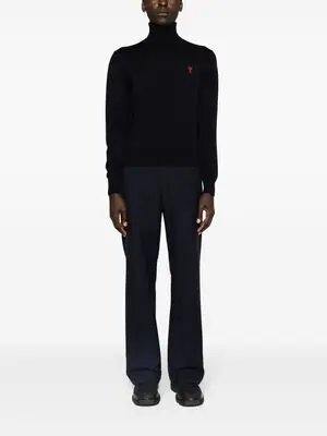 AMI Paris De Coeur High-neck Jumper