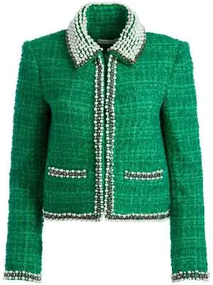 Alice + Olivia Kidan Tweed Jacket