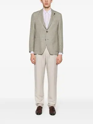 Canali Mid-rise Tapered Trousers